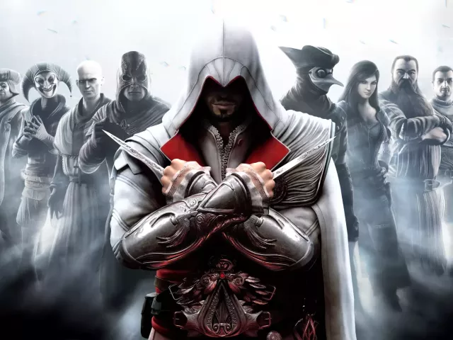 Live wallpaper Ezio from Assassin Creed download on VSThemes.org