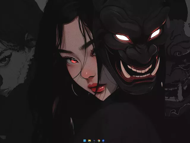 Live wallpaper Evil Girl-4K-PMQZ download on VSThemes.org