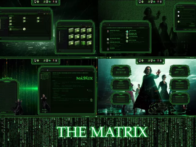 Themepack The matrix for Windows 8/10/11 download on VSThemes.org