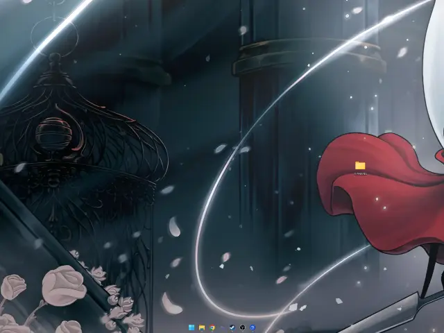 Live wallpaper Fiery Radiance - Hollow Knight Silksong download on ...