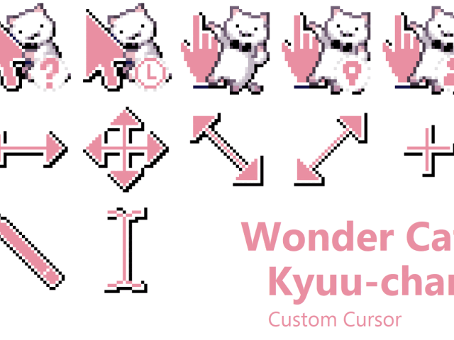 Cursors Cat Paw on Windows download on VSThemes.org