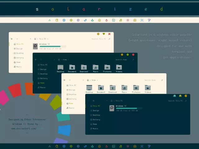 Theme Mac OS Sequoia for Windows 11 download on VSThemes.org