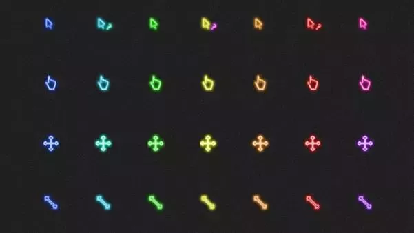 Neon Cursors for Windows (90+)
