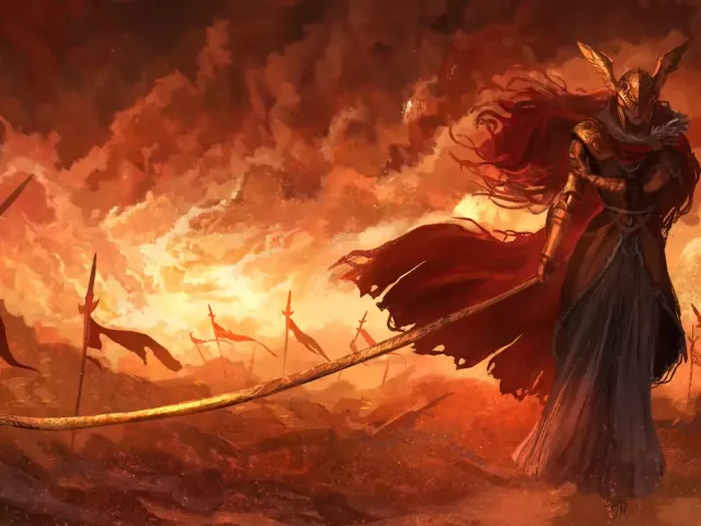 Живые обои Elden ring cat скачать на VSThemes.org