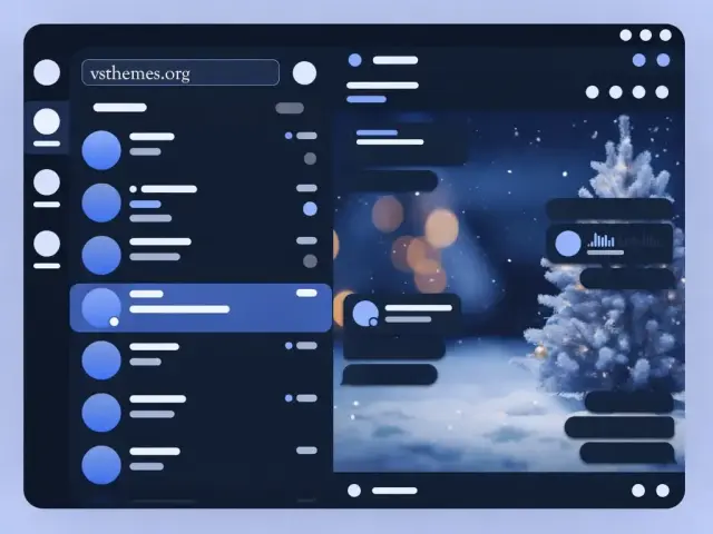 Theme Girl by fireplace for Telegram download on VSThemes.org