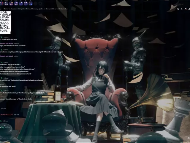 Theme Makima- Chainsaw Man for Discord download on VSThemes.org