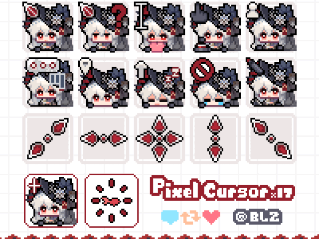 Anime cursors for Windows (200+)