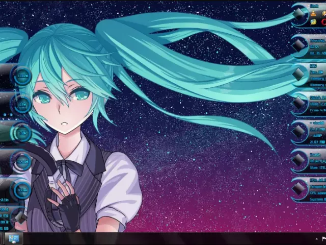 Vocaloid Bailando 10 Rainmeter