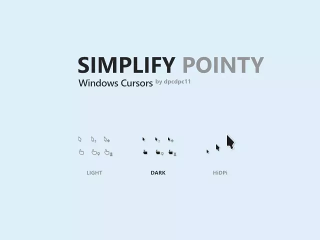 Курсоры Simplify Big Sur + HiDPi для Windows скачать на VSThemes.org