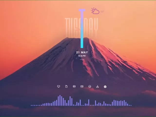 Skin Omnimo 10 for Rainmeter download on VSThemes.org