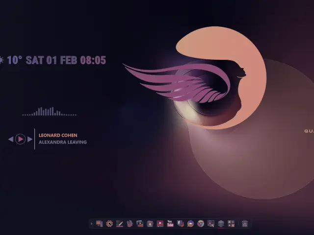 Skin Robik for Rainmeter download on VSThemes.org
