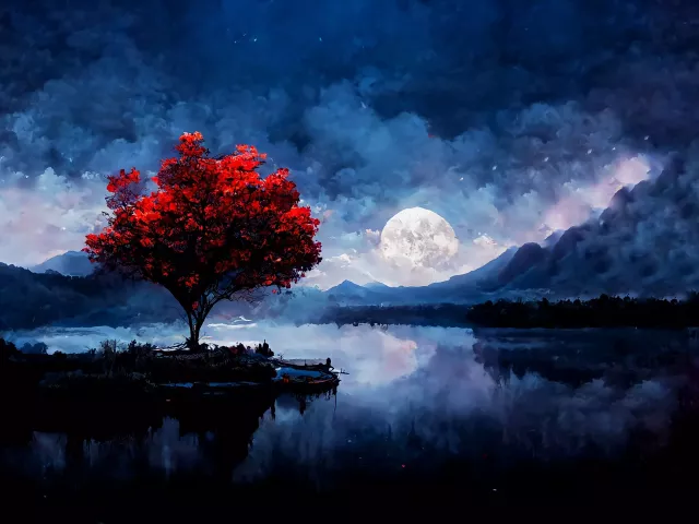 Live wallpaper M7 - Tree download on VSThemes.org