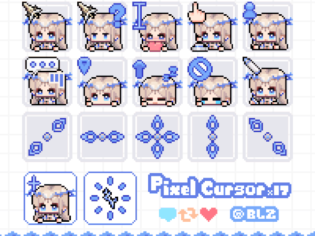 Mac OS cursors (50+)