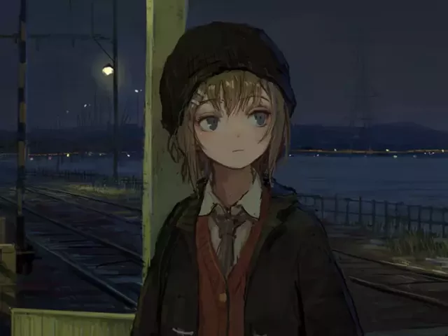 Живые обои Anime Doomer Winter скачать на VSThemes.org