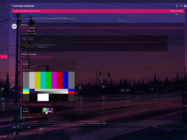 Theme house on the edge of the forest for Discord download on VSThemes.org