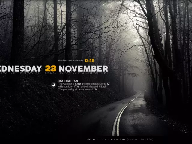 Skin Enigma for Rainmeter download on VSThemes.org