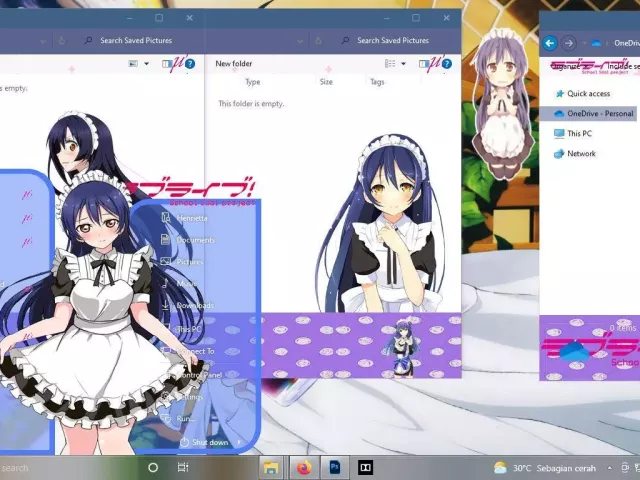Theme Madobe Touko for Windows 10 download on VSThemes.org