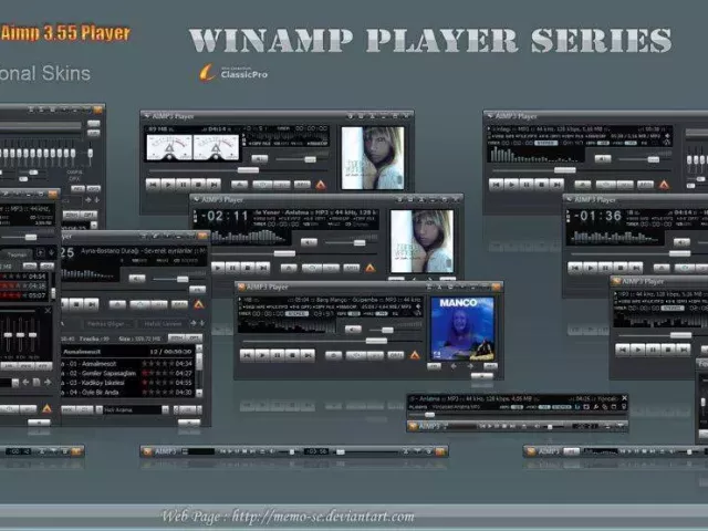 Skin Modern, in the style of Winamp for AIMP download on VSThemes.org