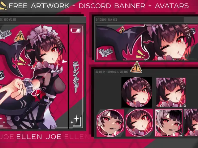 Sameko Saba (+Discord) Steam Profile Design download on VSThemes.org