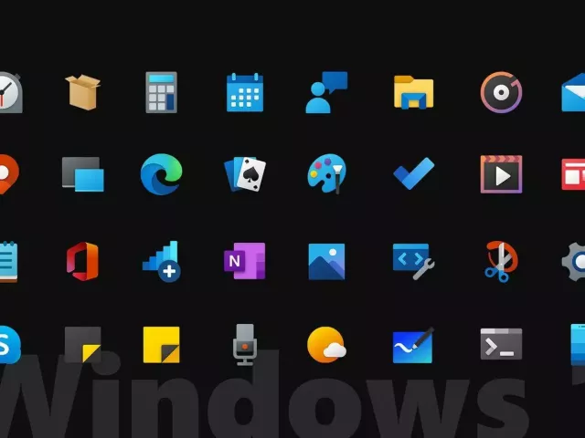 Icons Multi-color Windows 10X download on VSThemes.org