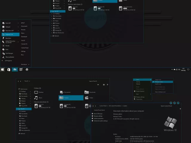 Theme Asus, 6 colors for Windows 10 download on VSThemes.org