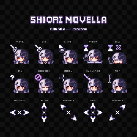 Cursors Berno Light - Uma Musume on Windows download on VSThemes.org