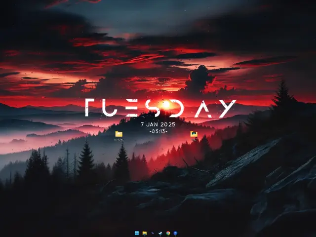 Live wallpaper Kazemi Flowers - Black download on VSThemes.org