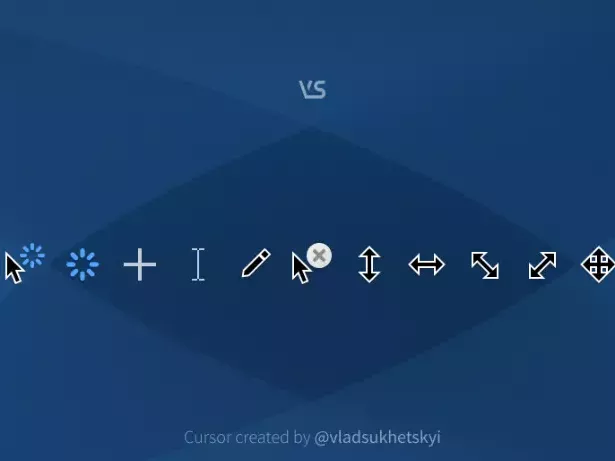 Cursors VS v19.0 on Windows download on VSThemes.org