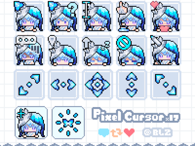 Cursors Carlotta (Wuthering Waves) on Windows download on VSThemes.org