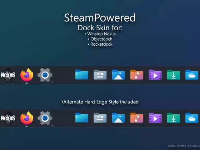 RocketDock Skins (100+)