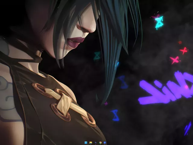 Live wallpaper Sad Jinx - Arcane download on VSThemes.org
