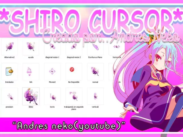 Cursors Rem from the anime Re:Zero on Windows download on VSThemes.org