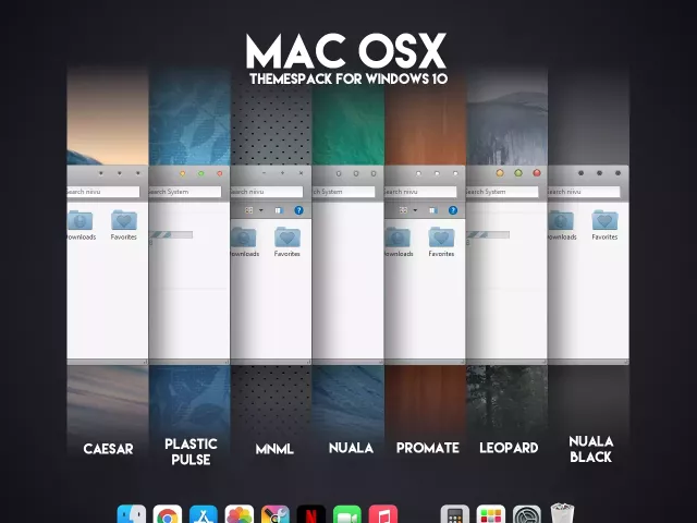 Theme Mac OS Big Sur for Windows 10 download on VSThemes.org