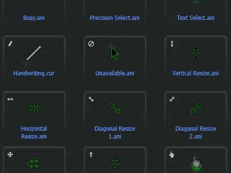 Colored cursors for Windows (400+)