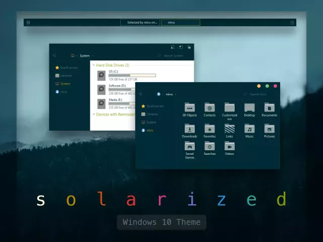 Theme Greenland for Windows 10 download on VSThemes.org