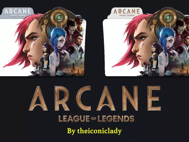 Icons Netflix Arcane for Folders download on VSThemes.org