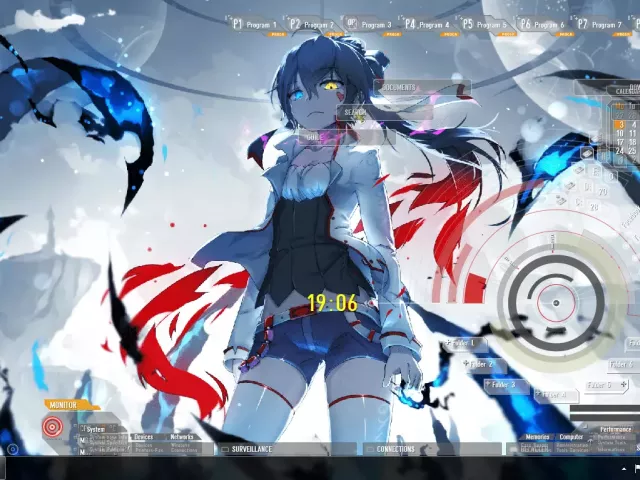 Skin Dancing Vocaloid for Rainmeter download on VSThemes.org