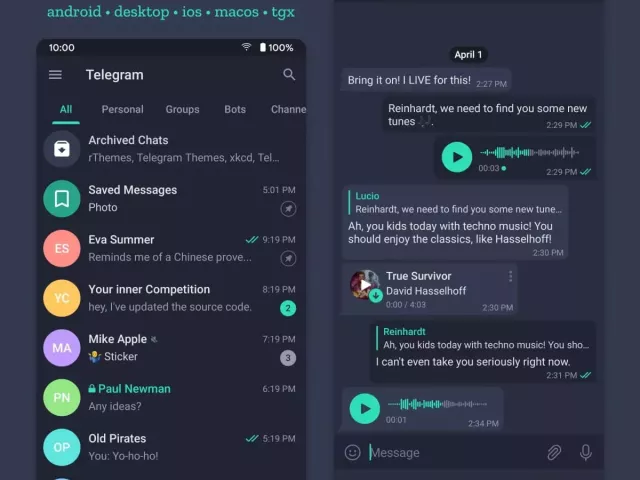 Theme Formula Mercedes Benz AMG for Telegram download on VSThemes.org
