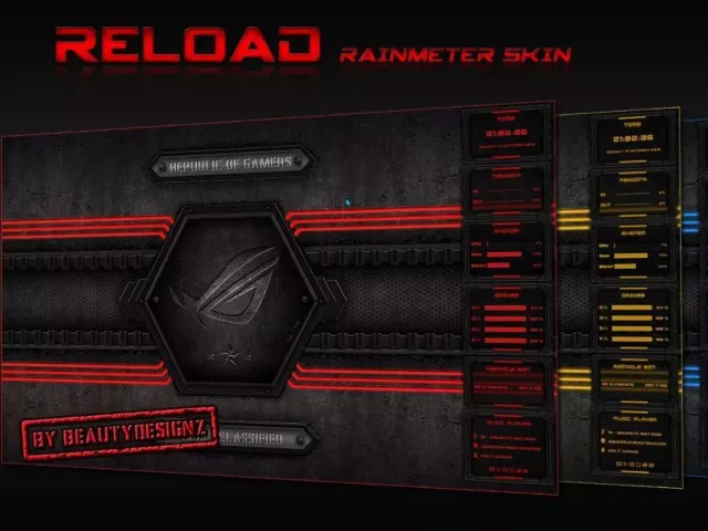 Skin Alienware DarkStar for Rainmeter download on VSThemes.org