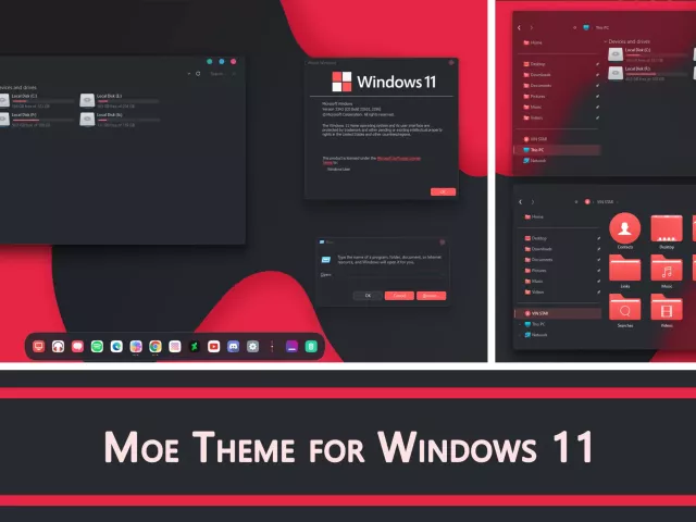 Тема Мак ОС Секвойя для Windows 11 скачать на VSThemes.org