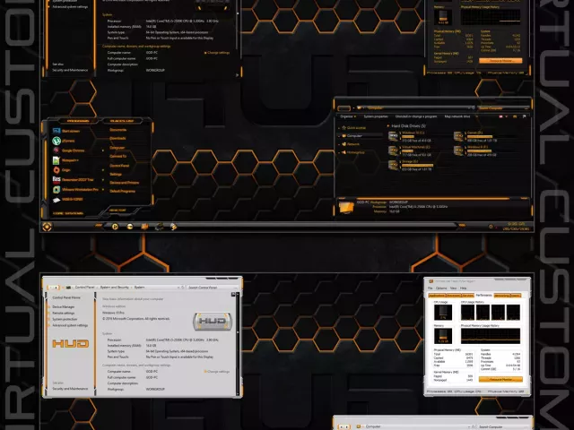 Theme Asus, 6 colors for Windows 10 download on VSThemes.org