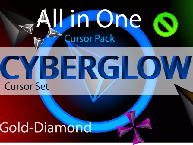 Cursors Ecliz - black tail on Windows download on VSThemes.org