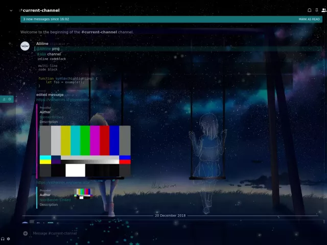 Theme Fate Zero Saber for Discord download on VSThemes.org