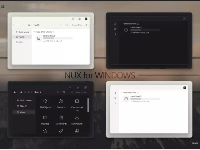 Theme Everforest for Windows 11 download on VSThemes.org
