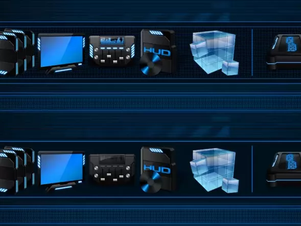 RocketDock Skins (100+)