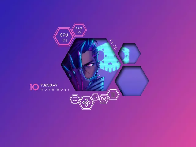 Skin Modular Clocks for Rainmeter download on VSThemes.org