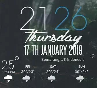 Скин :: SNOW :: для Rainmeter скачать на VSThemes.org