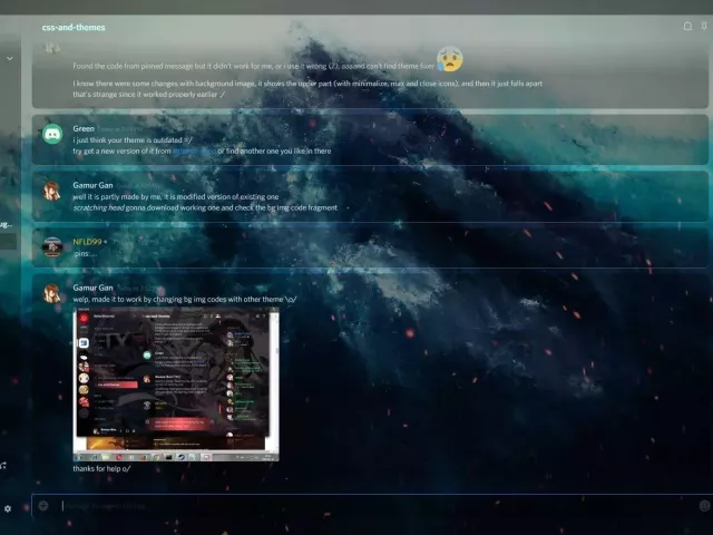 Theme ClearVision - Sapphire for Discord download on VSThemes.org