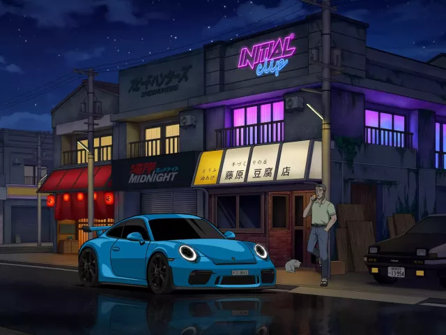 Live wallpaper Porsche 911 GT3 RS download on VSThemes.org