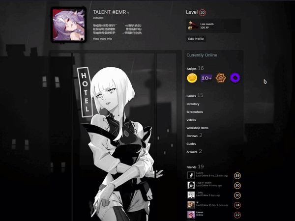 Витрины иллюстраций Steam (500+)